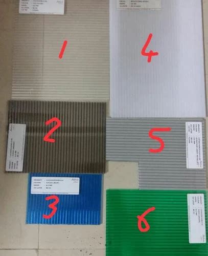 Jindal 6mm Multiwall Polycarbonate Sheets 10mm At Rs 55 Sq Ft In Chennai