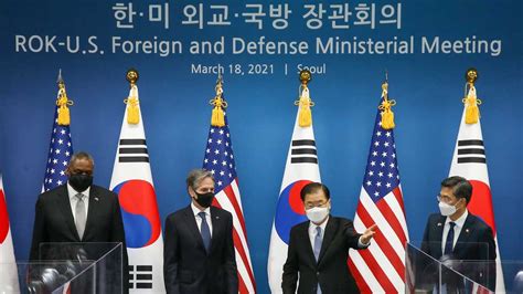 한미 외교 · 국방장관 22회의 개최공동성명 · 회견 주목
