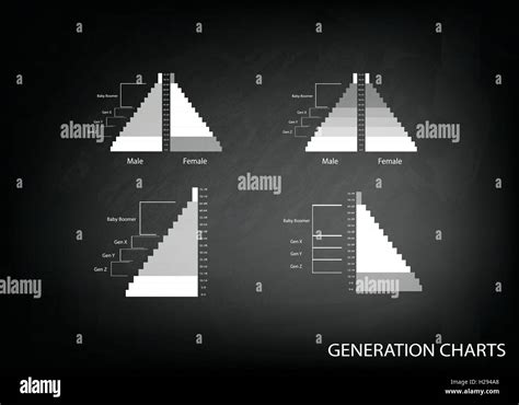 Population Et Démographie De Lillustration Graphique Des Pyramides De