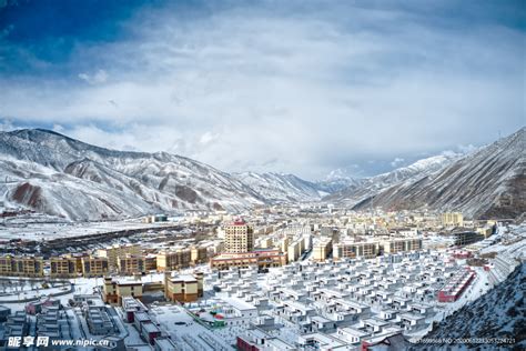 洛隆县雪景摄影图风景名胜自然景观摄影图库昵图网