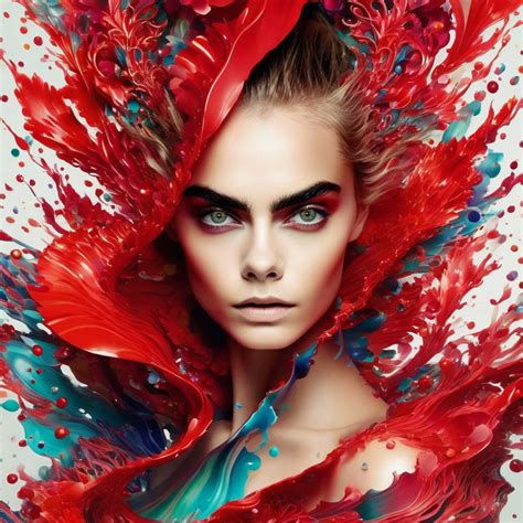 Cara Delevingne Portrait By Christoprd On Deviantart