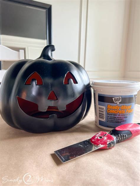 How To Make A Black Terracotta Pumpkin Pottery Barn Dupe Simply2moms