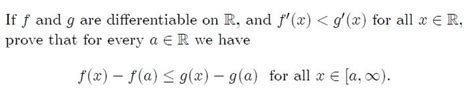 Solved If F And G Are Differentiable On R And F X Chegg Com