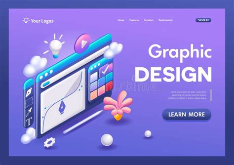 3d Isometric Illustration Cartoon Display With Vector Design Program Vector Graphics Graphic