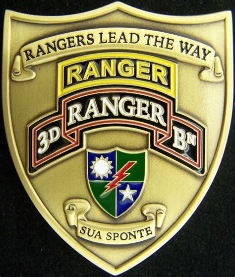 3rd Battalion 75th Ranger Regiment Challenge Coin 4624589011