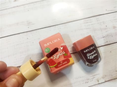 Review Implora Cheek And Lip Tint Shade 07 Juicy Juice