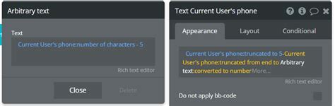 how to format a phone number database bubble forum