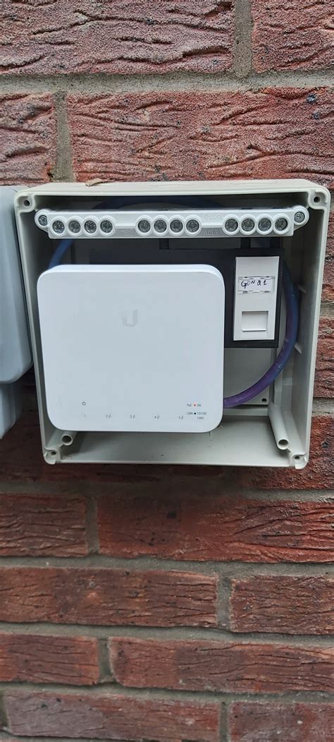 Ubiquiti Unifi Flex Switch Mount For Junction Box By Proffalken Download Free STL Model