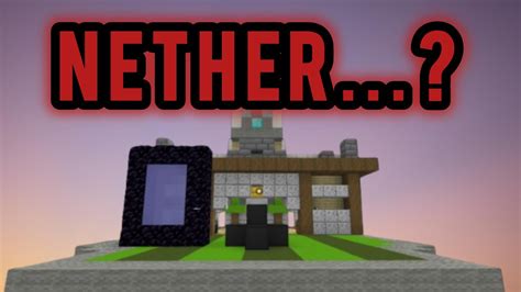 I Built A NETHER PORTAL In Bloxd Io Bedwars YouTube