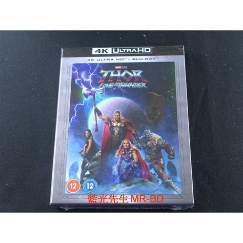 無中文 藍光先生uhd 雷神索爾：愛與雷霆 Uhdbd 雙碟鐵盒珍藏版 Thor Love And Thund 蝦皮購物