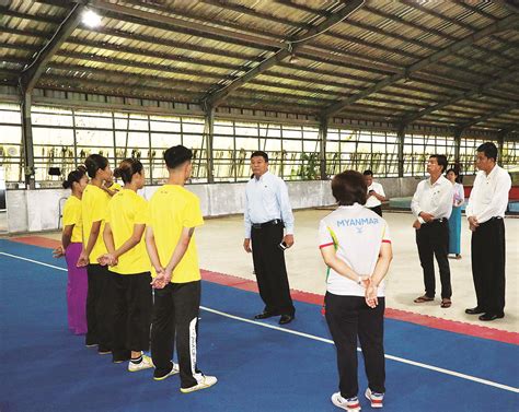 မြန်မာနိုင်ငံ အိုလံပစ်ကော်မတီဥက္ကဋ္ဌ ပြည်ထောင်စုဝန်ကြီး ဦးမင်းသိန်းဇံ
