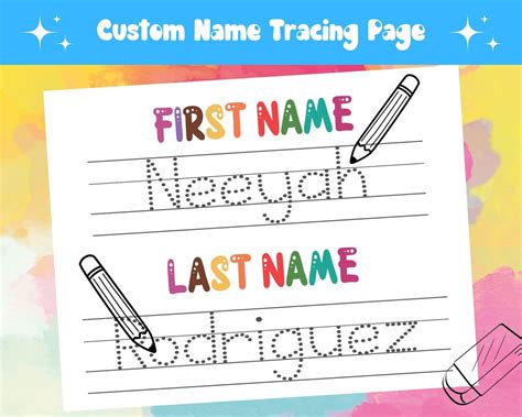 Create Name Tracing Pages