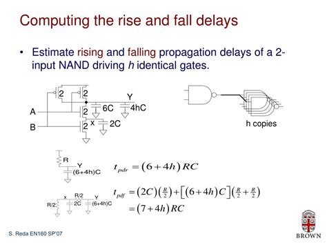 Ppt Design And Implementation Of Vlsi Systems En0160 Lecture10 Delay Estimation Powerpoint