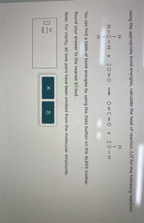 Solved Using The Appropriate Bond Energies Calculate The