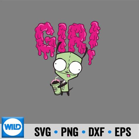 Invader Svg Invader Zim Gir Slime Slush Svg Wildsvg