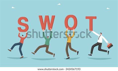 Swot Analysis Brainstorming Set Goals Swot Stock Vector Royalty Free