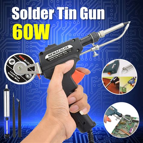 Electric Solder Tool Kit Tool Automatic Feed W Desoldering Pump
