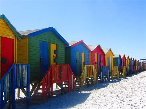 Free Photo Cape Town Beach Huts Colorful Free Image On Pixabay 965947