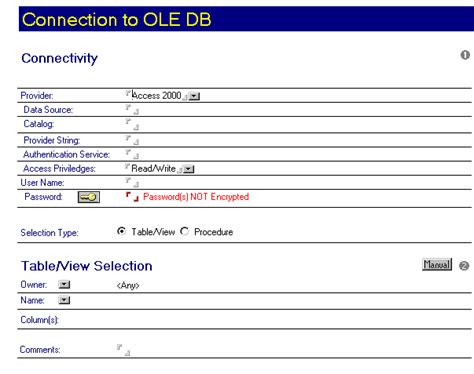 Ole Db Connection String Format Dbkxtm