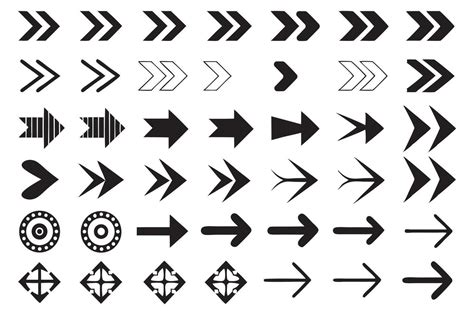 Mobile Ux Navigation Arrows Set 62076929 Vector Art At Vecteezy