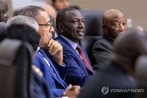 한 아프리카 정상회의 윌리엄 루토 케냐 대통령 한·아프리카 정상회의 발언 연합뉴스