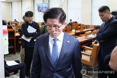 노동부 국감 파행 연합뉴스