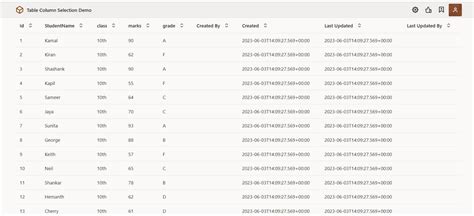 Hide And Show Columns In Oracle Visual Builder Table Techsupper