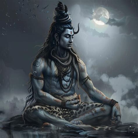 Hindu Mythological God Images Krishna Lord Siva Premium AI Generated