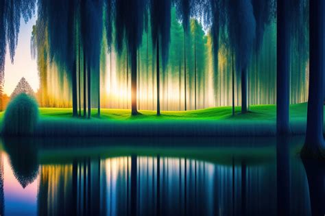 Download Ai Generated Forest Trees Royalty Free Stock Illustration