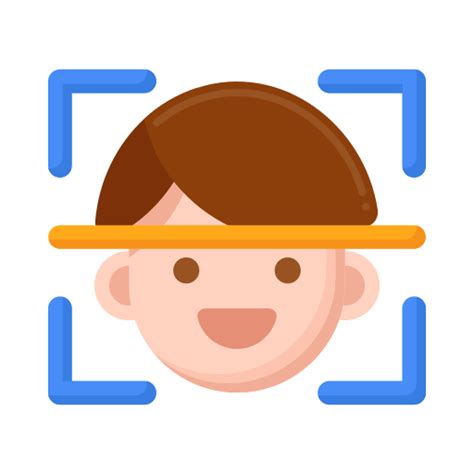 Face Scan Flaticons Flat Icon
