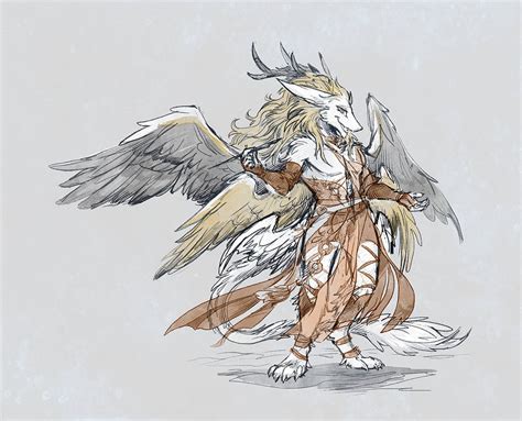 Furred Dragon Sketch Of Custom Adopt By Taski Guru On Deviantart