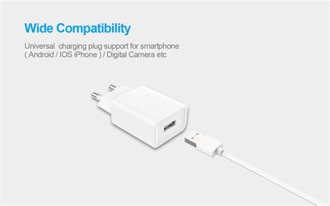 SiGN Väggladdare för iPhone iPad Android 1xUSB A 2 4A Vit