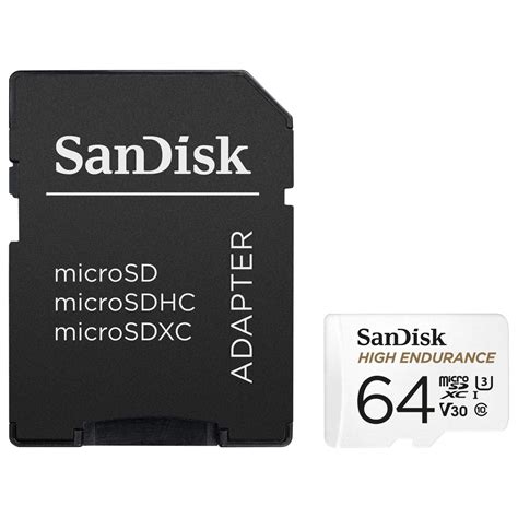 Thẻ nhớ 64GB MicroSDXC SanDisk High Endurance Siêu bền cho camera