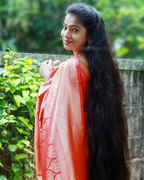 Oliva Hair Beauty On Instagram Longhair Saree Sareelove