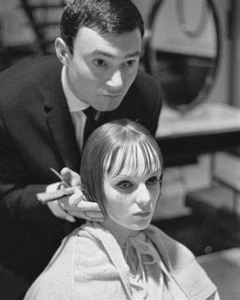 Grace Coddington And Vidal Sasson Famous Hairdressers Vintage
