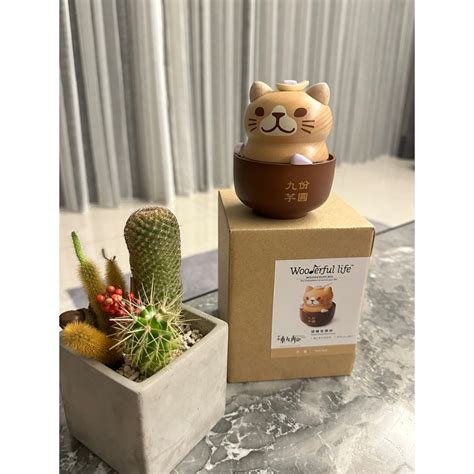 Wooderful life 頭轉音樂鈴 九份芋圓貓咪 蝦皮購物