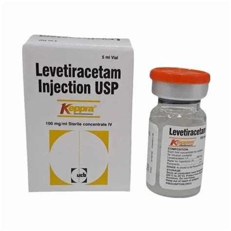 100mg Keppra Levetiracetam Injection Strength 100 Mg 4 Ml At ₹ 90 Vial In Surat