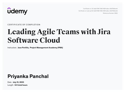 priyanka panchal on linkedin udemy course completion certificate