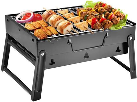 Bbq Barbecue Grill Portable Bbq Folding Charcoal Barbecue Grill