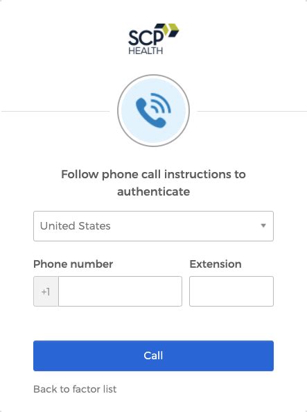 Voice Call Authentication Myscp