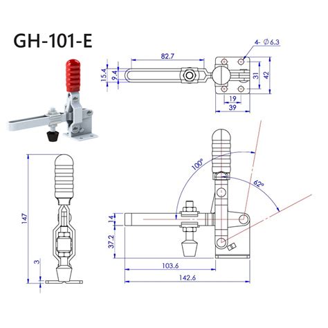 【平剛】 垂直式夾鉗 【官方直營】 台灣嘉手牌 固定夾 C型夾 夾具 快速夾 快速夾具 固定夾具 蝦皮購物