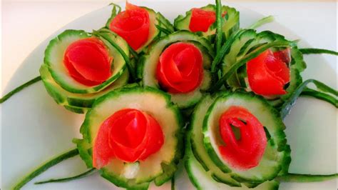 Vegetable Flowers Garnish At Oliver Howell Price Blog