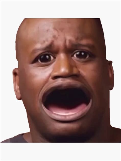 Shaq Meme Face Surprised Shaq Blank Template Imgflip