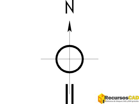 Símbolo Norte Recursoscad