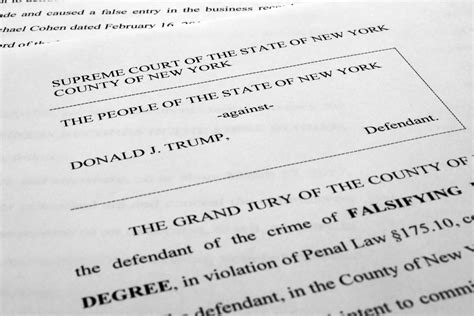 The 34 Charges That Donald Trump Is Facing Explained As He Denies