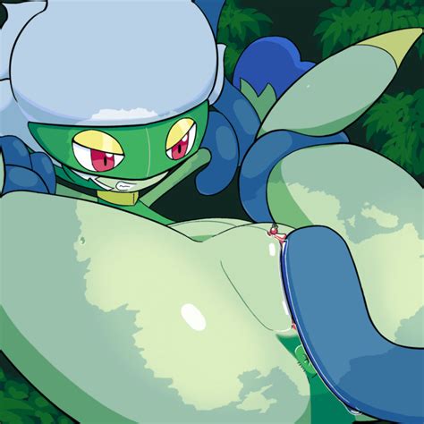 Rule 34 1girls Animated Humanoid Pokemon Pokemon Species Pussy Roserade Teasing Wabisabi0005