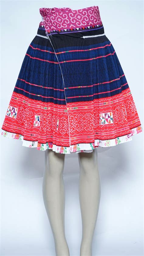 Wrapped Traditional Skirts Hmong Custom Clothes