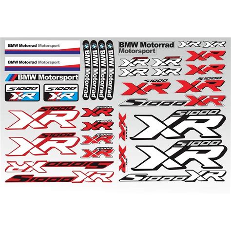 【現貨－活動降價】適用於 Bmw 寶馬 S1000xr 反光車貼 改裝油箱標誌貼紙 彩色車身貼 蝦皮購物