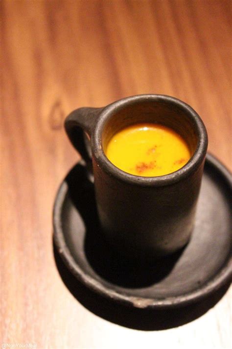 Pumpkin Coconut Shorba At Indian Accent