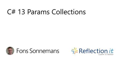 Mikalai Kasmachou On Linkedin C 13 Params Collections